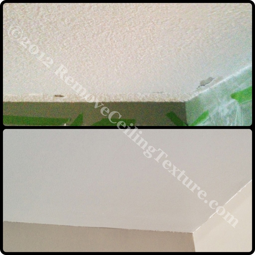 Cracked ceiling repair in Metrotown, Burnaby - RemoveCeilingTexture.com