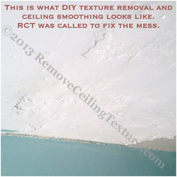 DIY vs. a Professional Contractor - RemoveCeilingTexture.com
