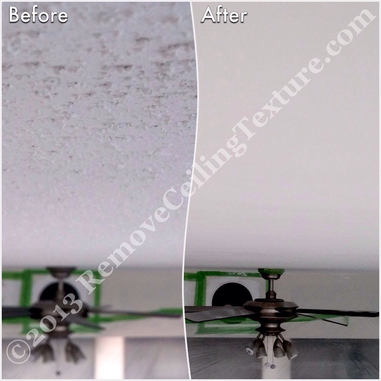 Popcorn Ceiling Removal - RemoveCeilingTexture.com
