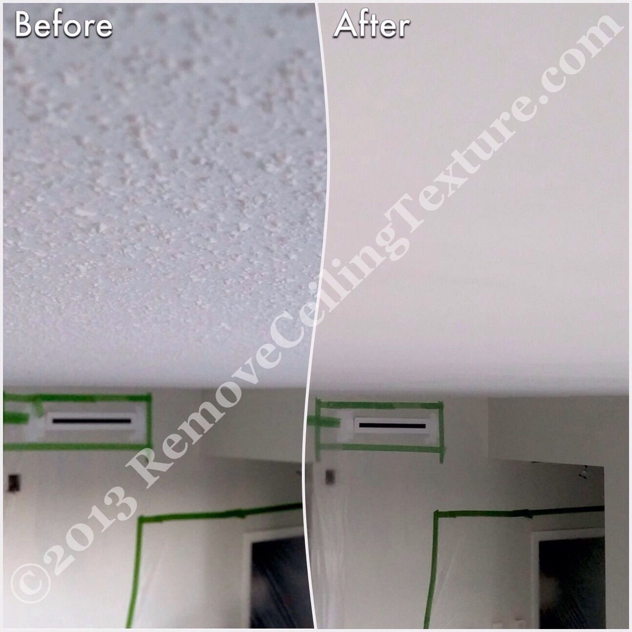 Popcorn Ceiling Removal - RemoveCeilingTexture.com