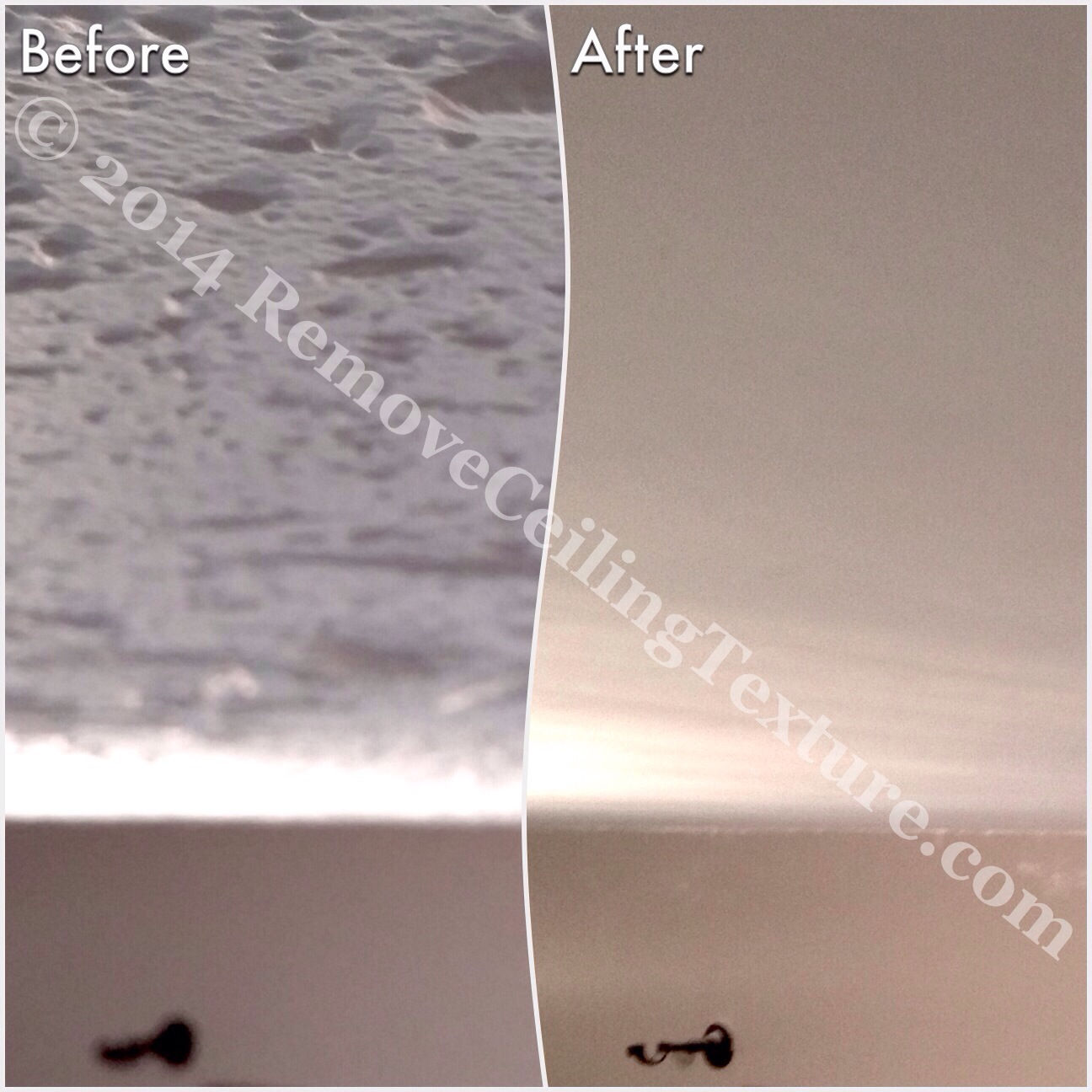 Removing Popcorn Ceilings - RemoveCeilingTexture.com