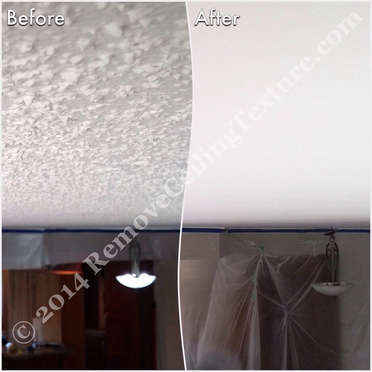 How to Remove Popcorn Ceilings - RemoveCeilingTexture.com